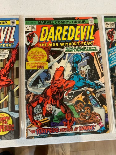 Daredevil #123 124 126 127 128( Marvel, 1975 ) High Grade | eBay