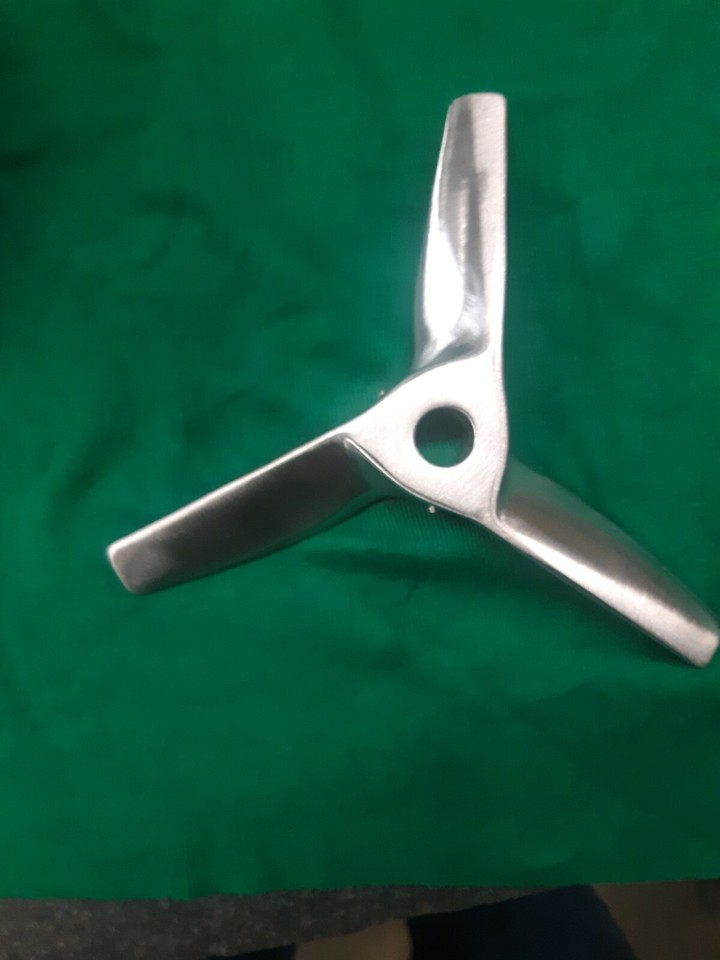 7.6'' Mixing Propeller, any size bore just ask. NEW. 2 setscrews. 316 ...