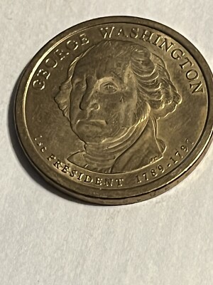 Rare George Washington Dollar Coin From The Year 1789-1797 Made In 2007 ...