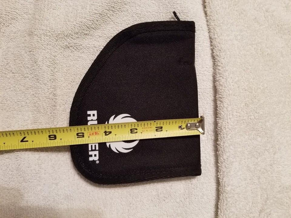 Factory Ruger Subcompact Semi-automatic LCP .380 Zippered Black Soft ...