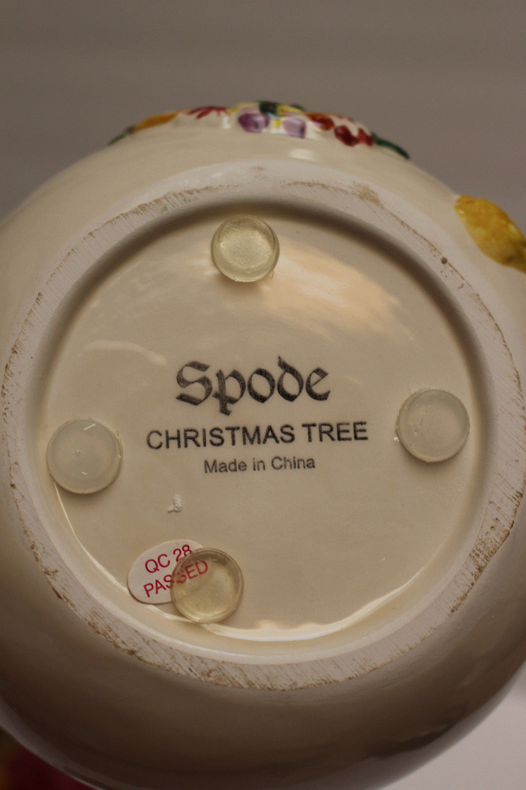 Spode CHRISTMAS TREE 2-piece Set Father Christmas Cookie Jar & Toy Bag ...
