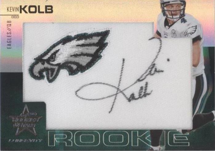 2007 Leaf Rookies & Stars Longevity - Rookie Kevin Kolb #221 Holofoil ...