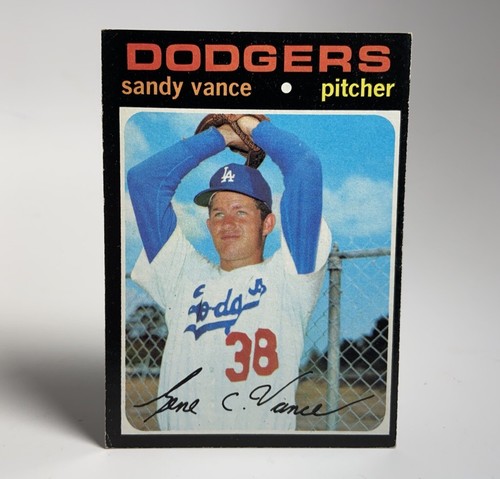1971 Topps #34 Sandy Vance Rookie RC Los Angeles Dodgers NM | eBay