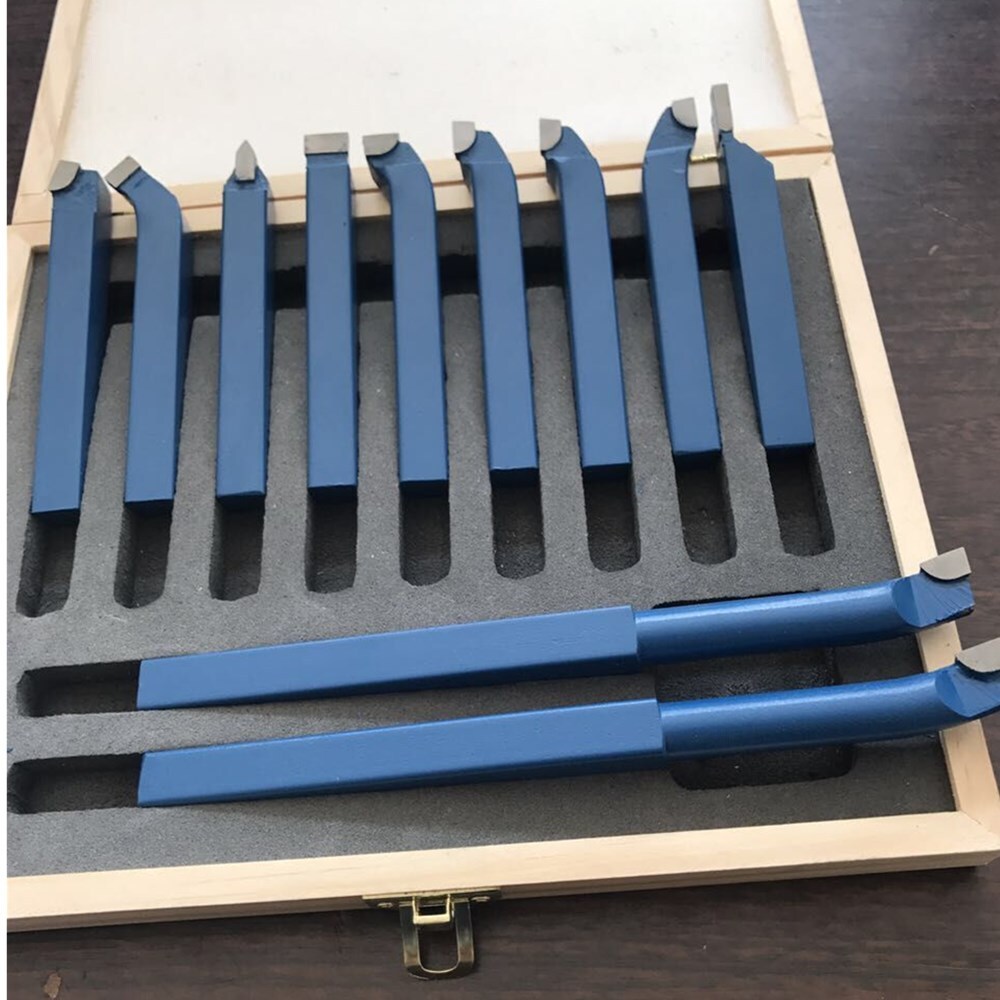 11PCS 2/5'' 1/2'' CARBIDE TIP TIPPED CUTTER TOOL BIT CUTTING METAL ...