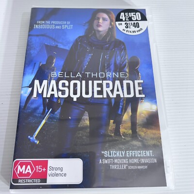 Masquerade (DVD, 2021) - Bella Thorne, Skyler Samuels - Thriller Film ...
