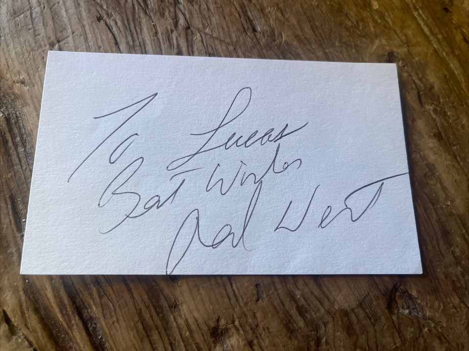 Red West, Hand signed Index Card. Actor, Elvis Friend. Rare. | eBay
