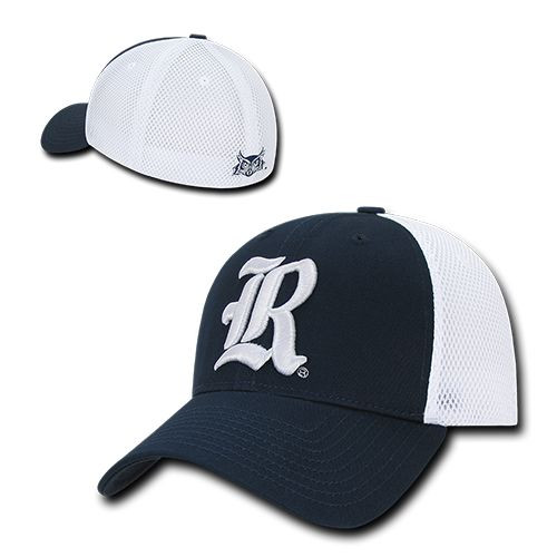 Rice University Owls Flex Mesh Baseball Fitted Fit Ball Cap Hat - One ...