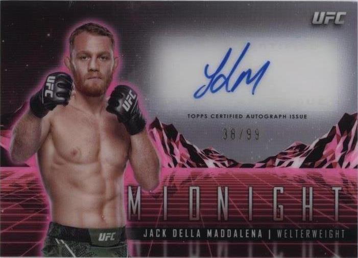 2024 Topps Midnight UFC - Horizon Signatures Jack Della Maddalena #HS ...