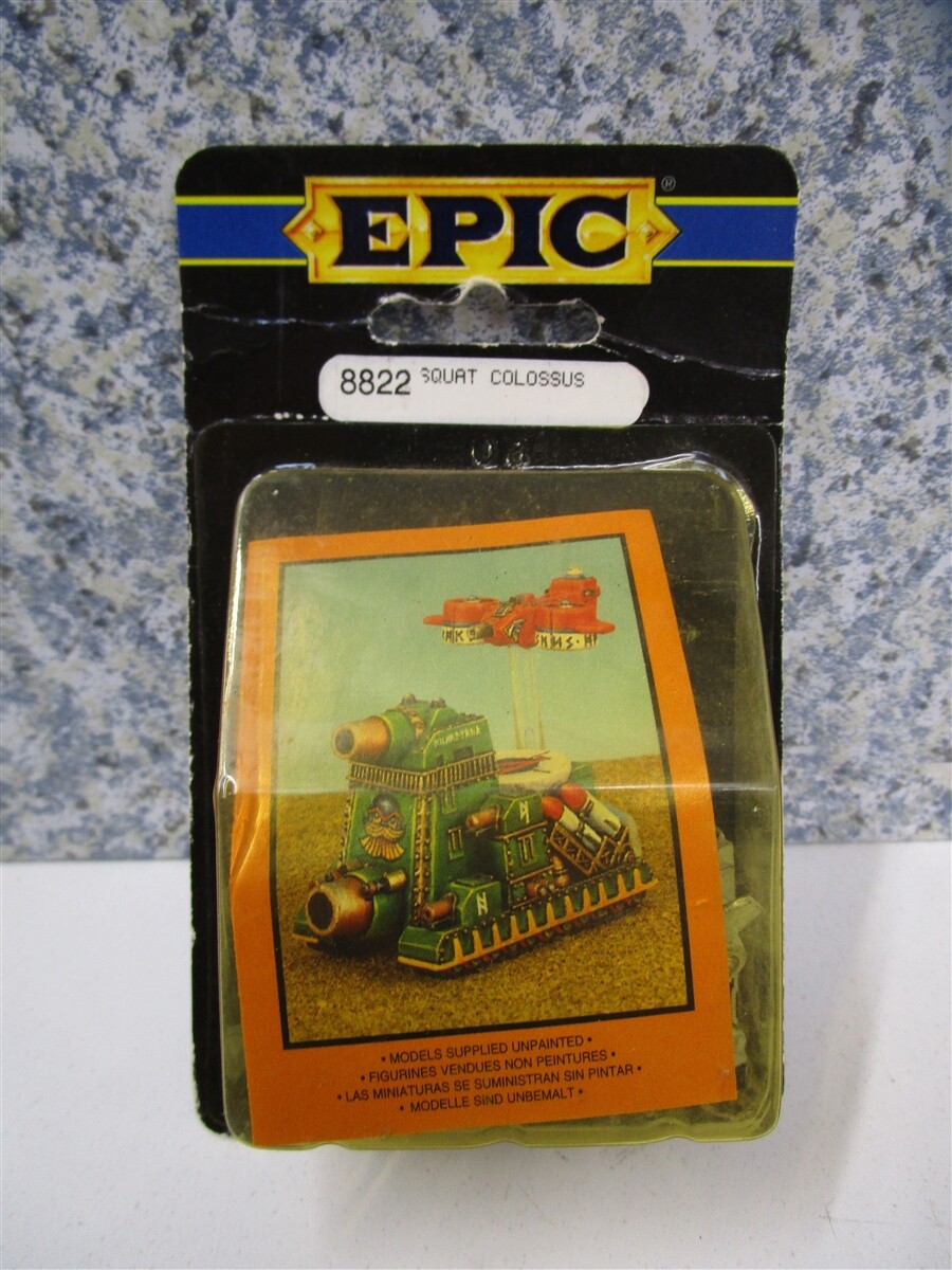 EPIC Warhammer 40K Citadel Miniatures 8822 Squat Colossus Unpainted 1994 #1