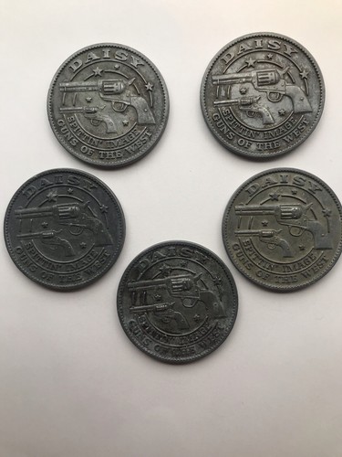 5 coin - Daisy Dollar 1886 Air Rifles Spittin Image Guns, 3 Springfield ...