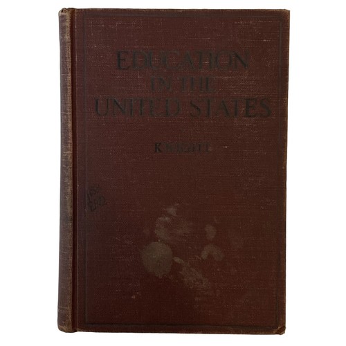 Education In The United States Edgar W. Knight Textbook Hardcover 1929 ...