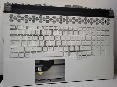 Genuine Dell Alienware M17 R3 Laptop Palmrest US KEYBOARD BROKEN P/N ...