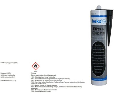 Beko Bitudicht 310 ml Kartusche Bitumen Dichtmasse Dichtstoff ...