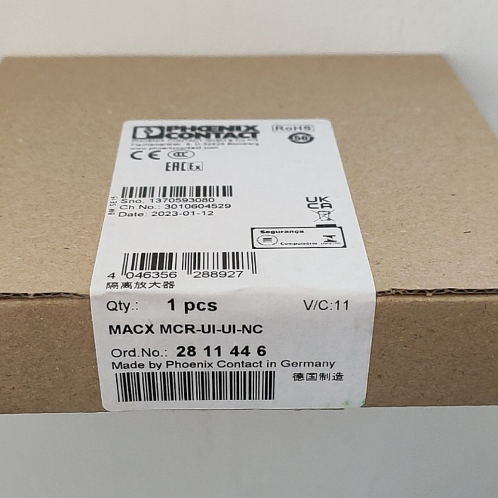 Phoenix Contact MACX MCR-UI-UI-NC Signal conditioner - 2811446 for sale ...
