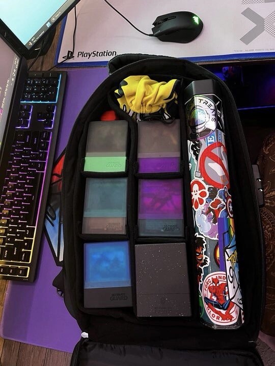 MTG Backpack Carrying Case- Card Game Case Hardshell Locking TCG Bag | eBay