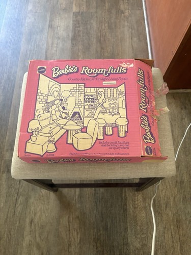 Vintage 1975 Barbie Doll Room Fulls Country Kitchen Rug/Tablecloth ...