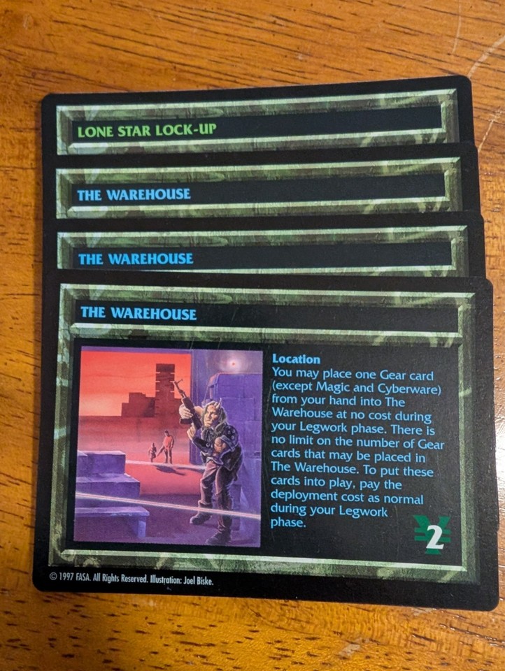 97-98 Shadowrun TCG cards to use in Catalyst Edgezone Shadowrun Game x2 ...