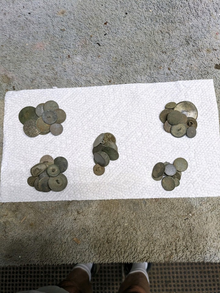 50 Dug Colonial And Civil War Era Buttons Relics | eBay