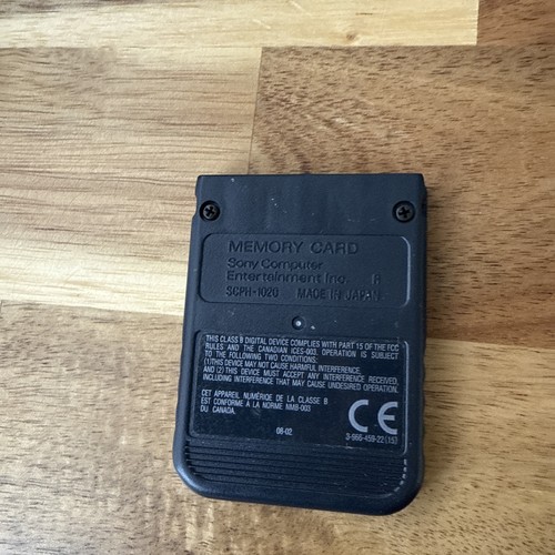 Official Sony PlayStation 1 PS1 Authentic Memory Card OEM Tested PSOne ...