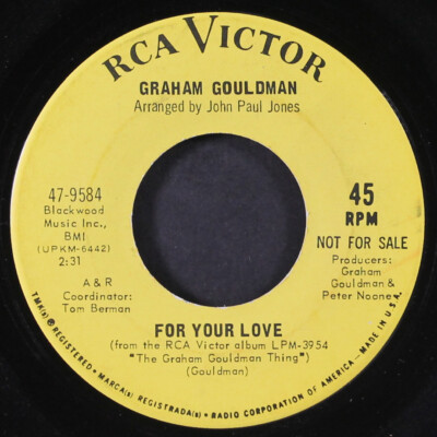 GRAHAM GOULDMAN: pamela, pamela / for your love RCA 7" Single 45 RPM | eBay