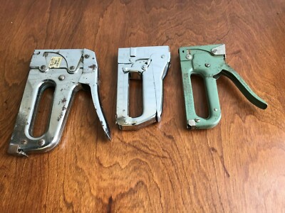 Vintage Staple Gun Tacker, Stapler Heavy Duty USA Lot of 3 | eBay