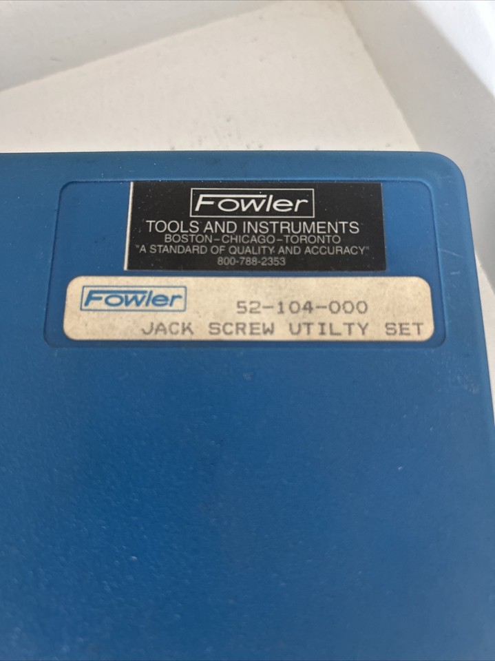 Fowler 52-104-000-0 Fowler Screw Jack Set | eBay