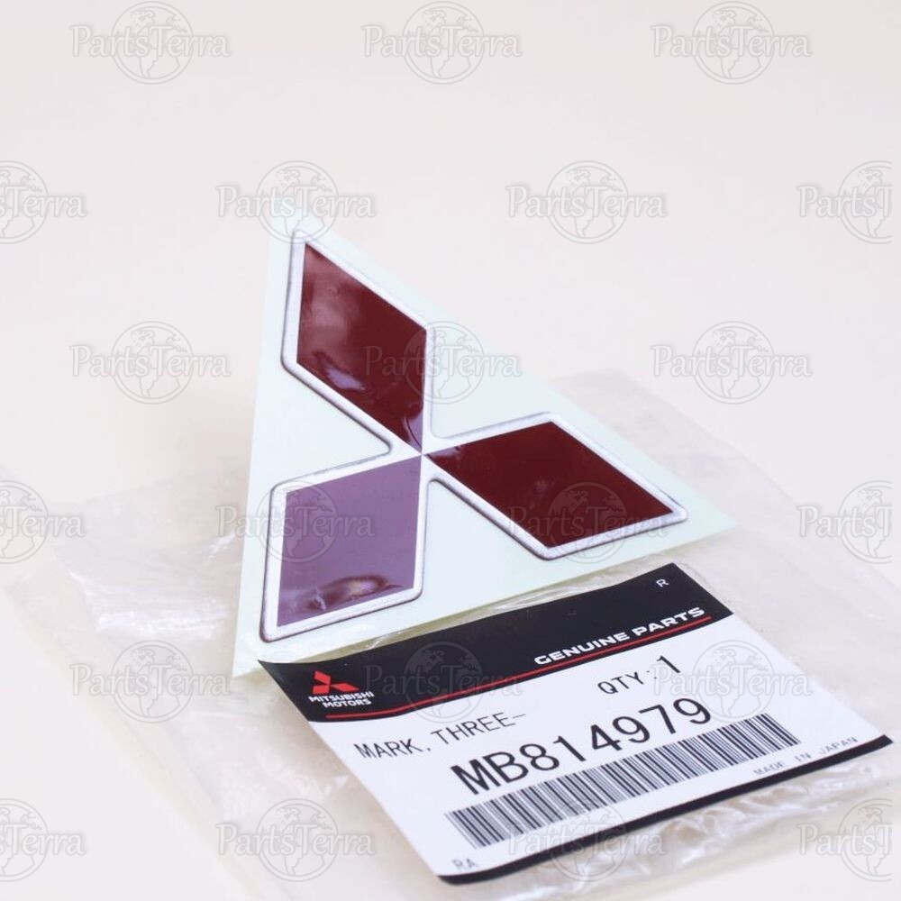 GENUINE Mitsubishi Three Diamond Front Sticker Emblem ECLIPSE 3000GT ...