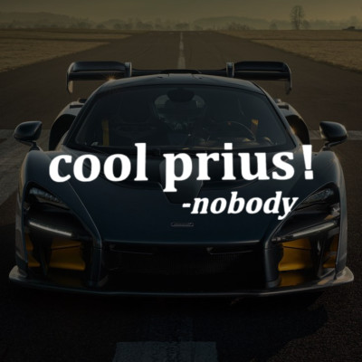 Cool Prius - Nobody Decal Sticker | eBay