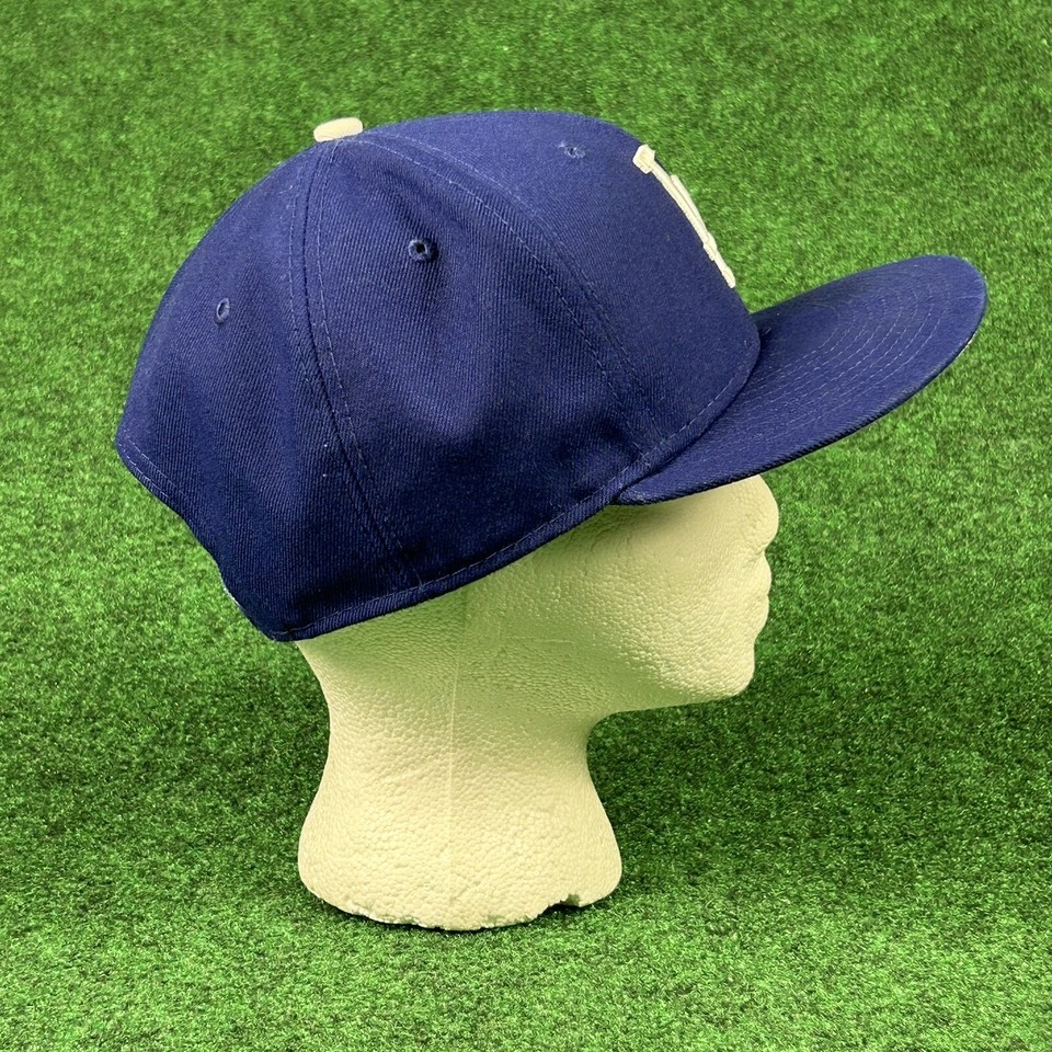 Los Angeles Dodgers Hat Cap New Era Fitted Blue 59Fifty On Field OSFM ...