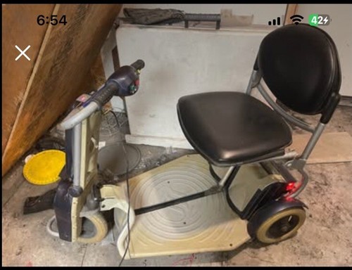 Awesome afikim Caddy mobility scooter Front Wheel Comes And Seat Folds Down | eBay