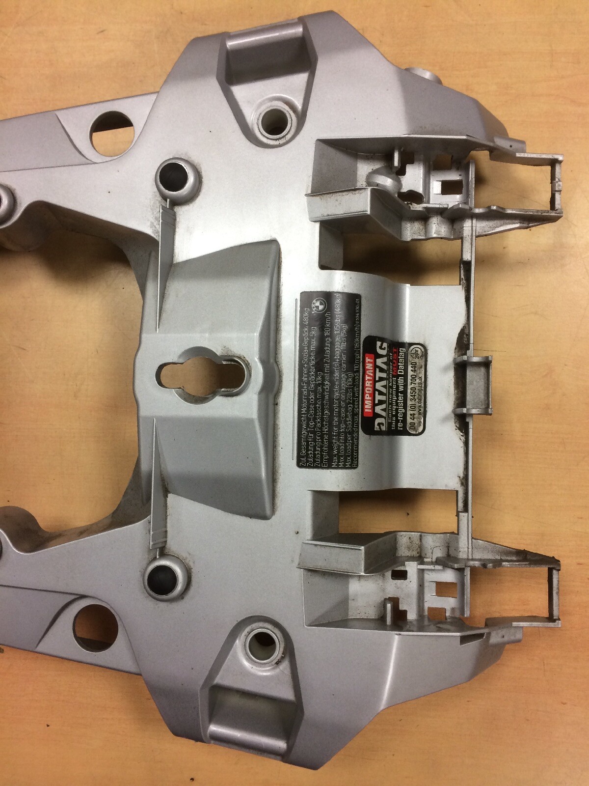 Genuine BMW R1200GS Rear Luggage Rack Base Subframe Cover 2014 2015 ...