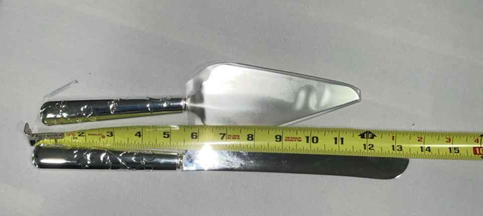 Martha Stewart Collection Silver Plated 2 Piece Cake Server Set | eBay