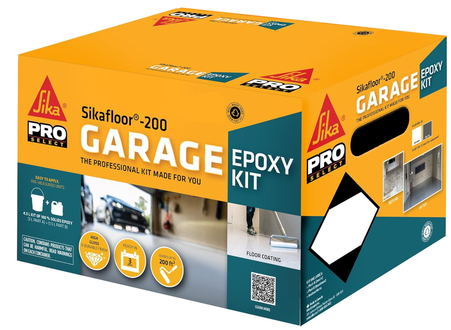 SIKA Premium Garage Floor Epoxy Coating Kit - Sikafloor Coating | eBay