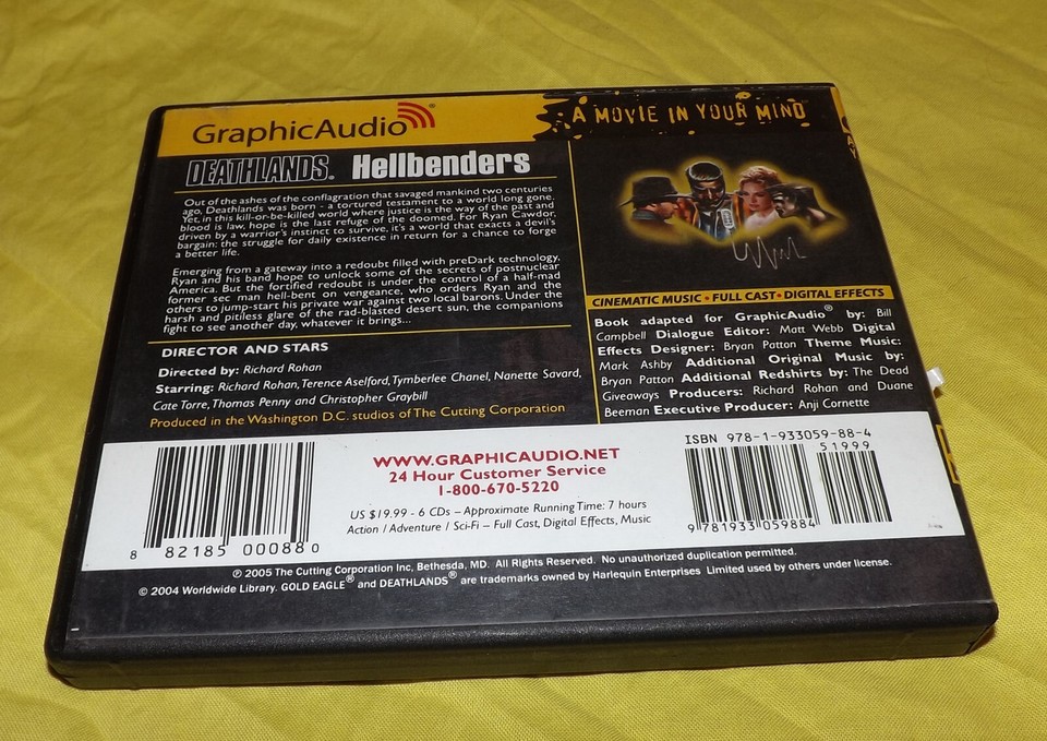 🌈 DEATHLANDS HELLBENDERS BOOK 65 UNABRIDGED CD GRAPHIC AUDIO JAMES AXLER | eBay