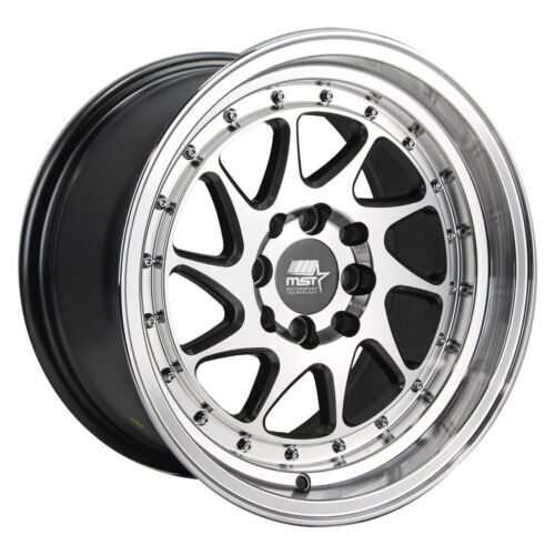 15x8 MST MT28 4x100,4x114.3 +20 Gunmetal/Machined Wheels (Set of 4) | eBay