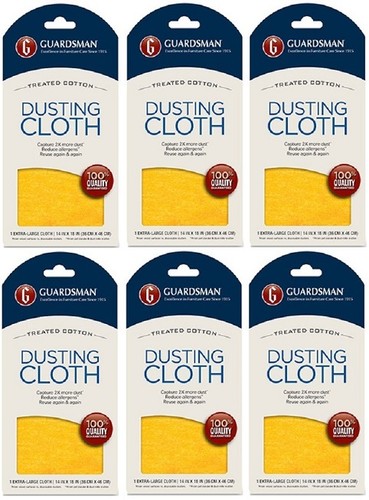 (6) ea Guardsman Products 462100 Treated Cotton Dust Dusting Cloth ...