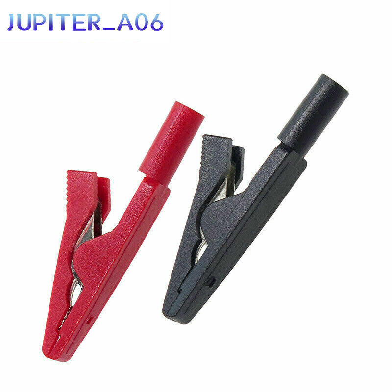 Insulated Alligator Clips Electrical Crocodile Clamps for 2mm Test ...