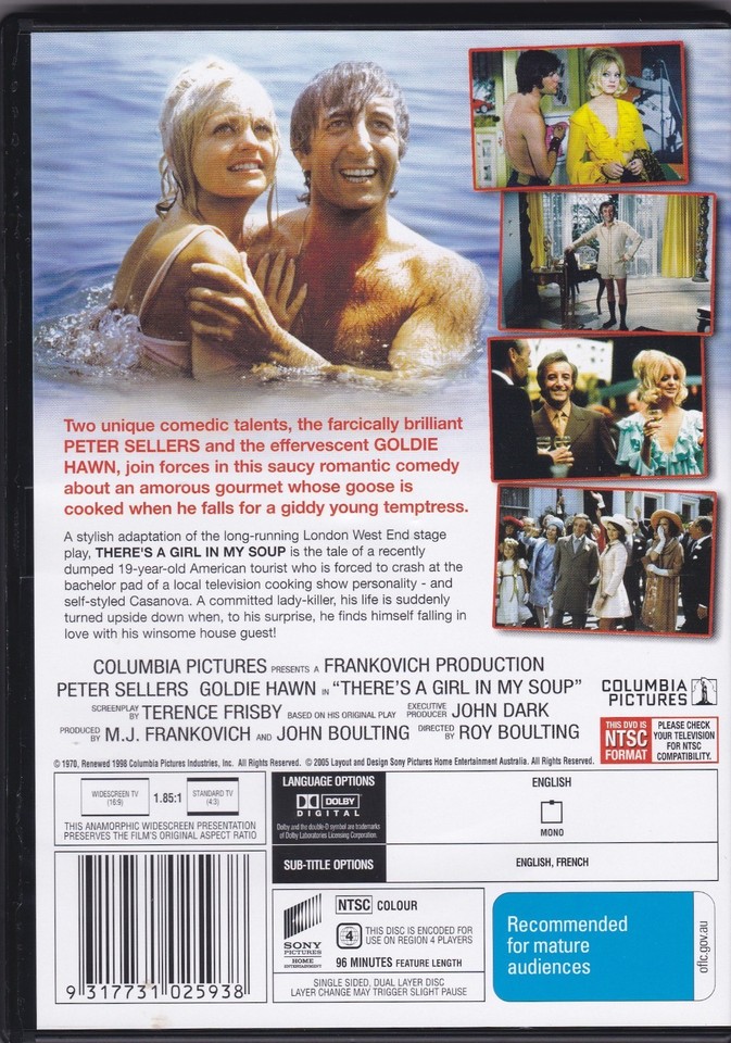 There's A Girl In My Soup - DVD (Region 4) | eBay