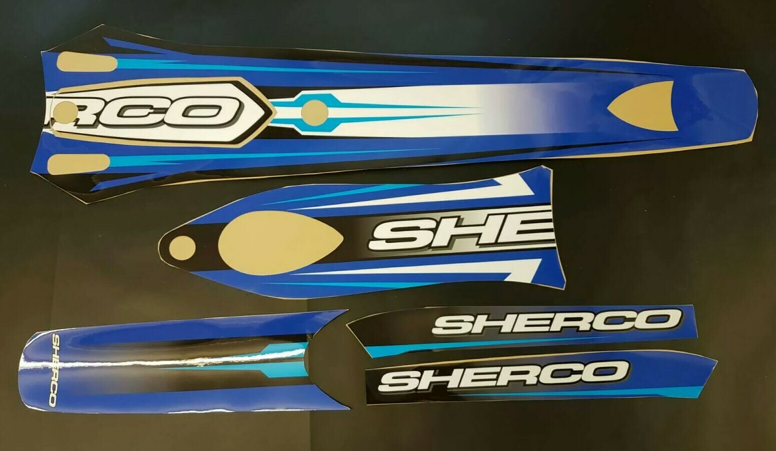 SHERCO 125 250 290 FULL GRAPHICS KIT DECAL SET 2000 2005 trials bike ...