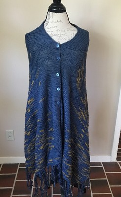 NWT Lularoe Mimi-OS-Gorgeous Slate Blue With Gold Intermittently Woven ...