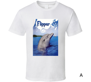 Flipper Tv Show T Shirt Mens Tee Dolphin Size S - 3XL Fan Gift New From ...