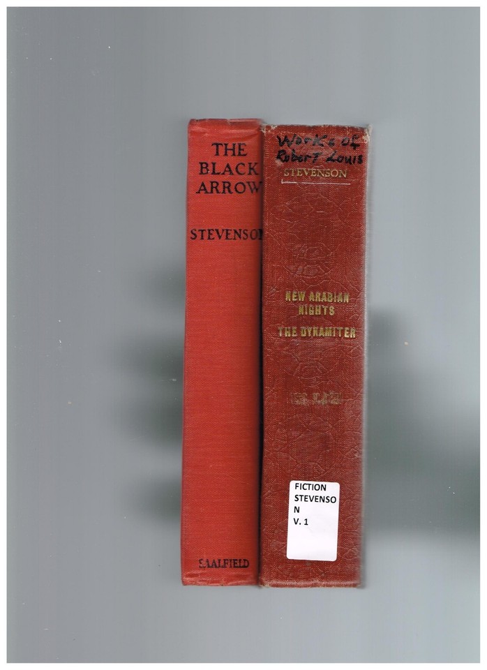 R. L. Stevenson books Verses and Ballads,The Black Arrow, R. l. Steven ...