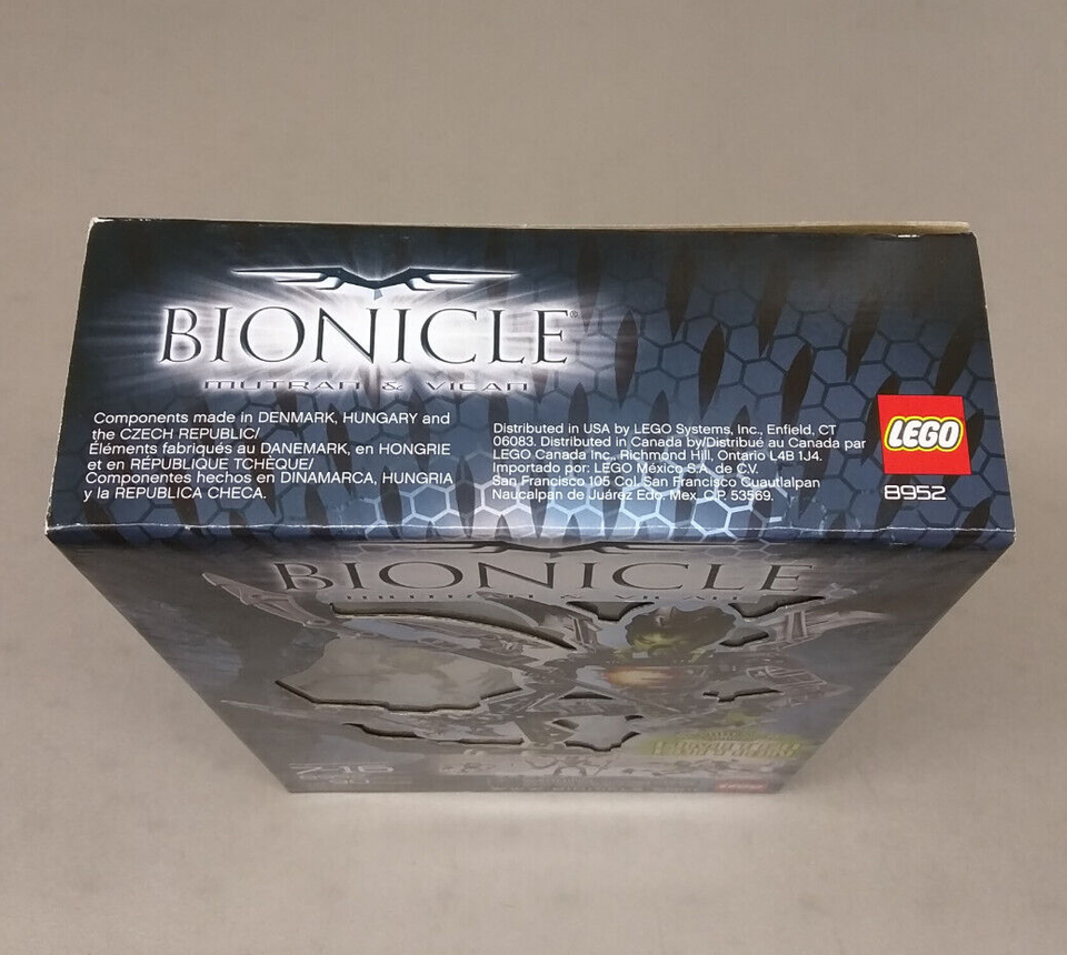 LEGO Bionicle 8952 Mutran & Vican NEW! RARE! Makuta Figure Tridax Pod ...