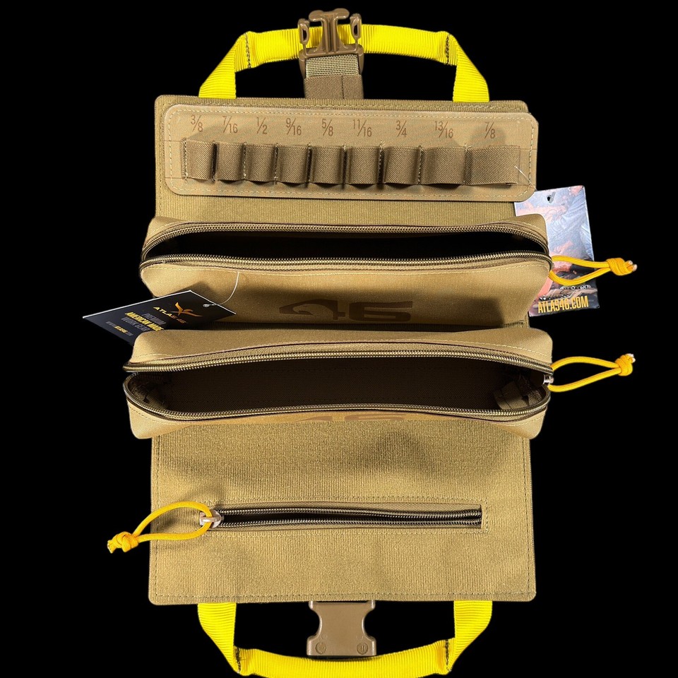 NWT Atlas 46 TOOL ROLL Zippered Removable Pouch Socket Holder Coyote | eBay