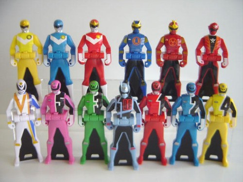 Power Rangers Gokaiger Ranger Key Set 5 Complete Collection of 13 ...