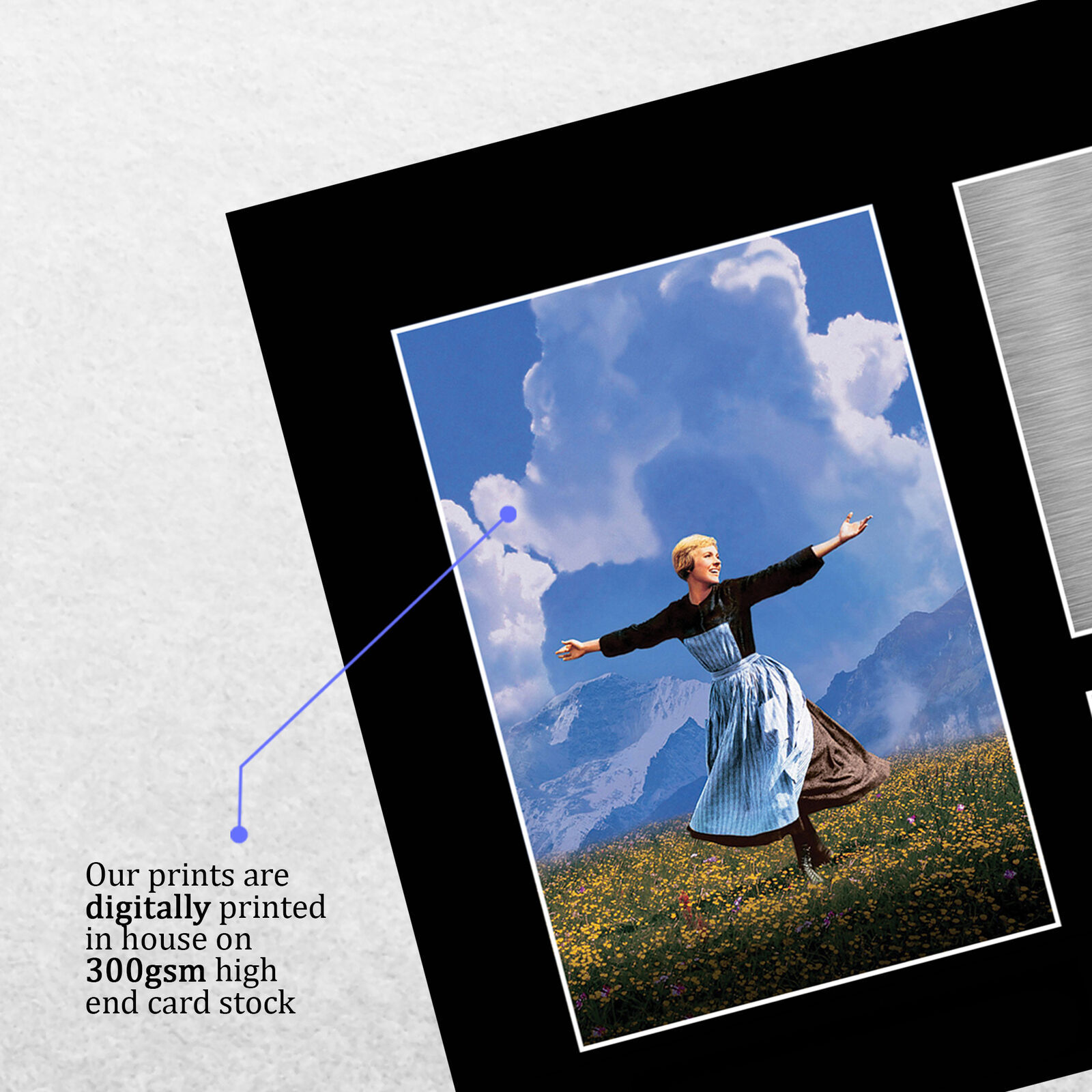 Julie Andrews Sound of Music Maria von Trapp Signed A4 Photo Print ...