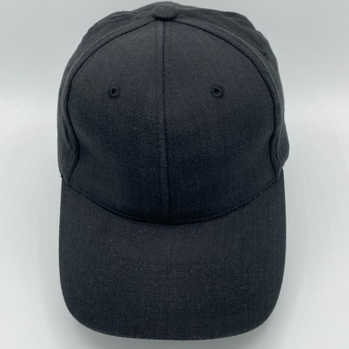 Flexfit Blank Black Hat Fitted Extra Large Baseball Style Cap Stretch ...