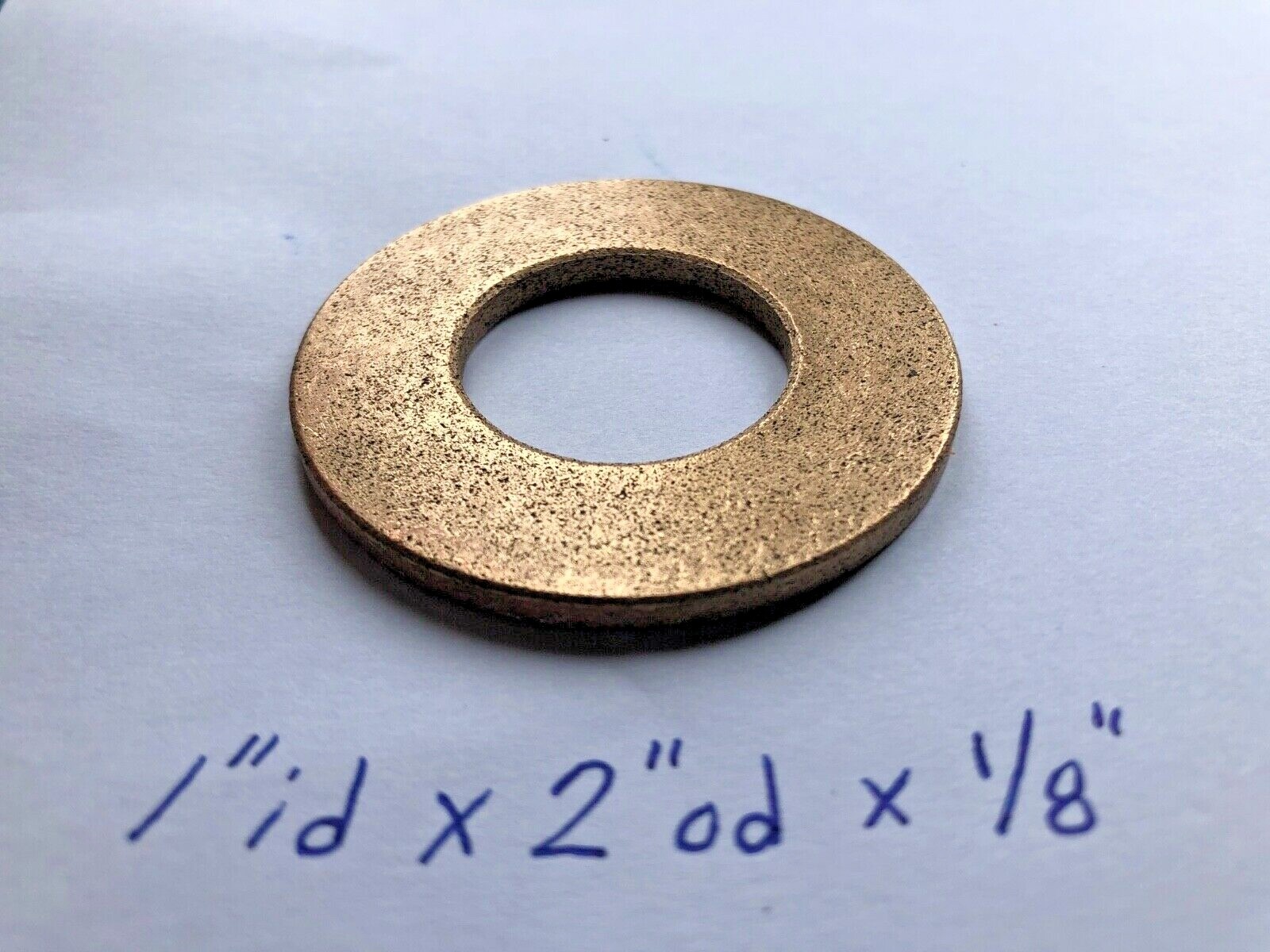 Oilite Thrust Washer Bronze New 1 x 2 shim spacer bushing brass wear ...
