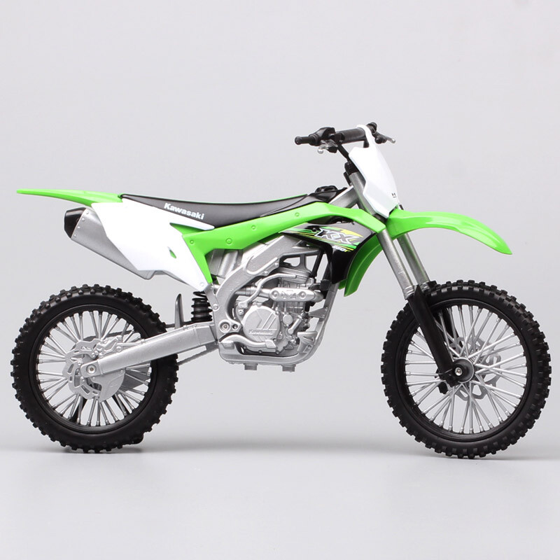 Welly 1/10 big scale Kawasaki KX250F motocross diecast motorcycle bike ...