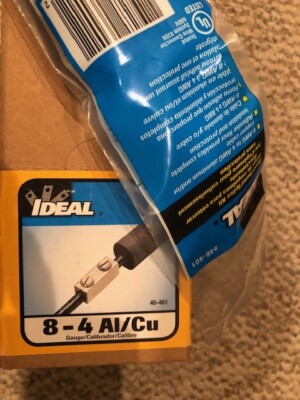 IDEAL UNDERGROUND CABLE SPLICE KIT,THRU 8 AWG-4AWG , #46-401 NEW BOX OF ...